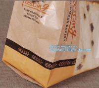China Chinese New Design Hot Sale Custom Printed Pharmacy White Kraft Paper Bag Bread Paper Bag,stand up kraft paper bread bag for sale