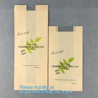 China bread paper craft bag,Best Selling Free Sample Handle Custom Design Logo Paper Food Bread Bag,Food grade printed bakery for sale