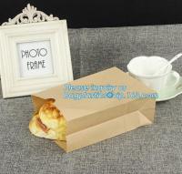 China China Suppliers Wholesales Customized Shopping Gift Printed Craft Bread Packaging Paper Bag With Handle, bagplastics, ba for sale