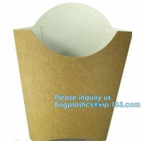China fast food potato chips paper french fries packaging cardboard box,potato chips packaging box French fry box with logo for sale