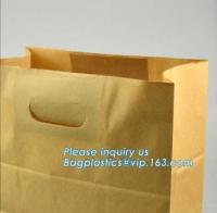 China Sandwich Toast Bread Packing Bags,Personalized Baking Food Bread Packaging Disposable Kraft Paper Bag With Logo Print Fo for sale