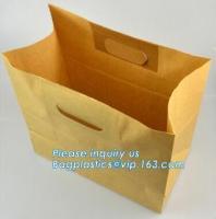China Sandwich Toast Bread Packing Bags,Personalized Baking Food Bread Packaging Disposable Kraft Paper Bag With Logo Print Fo for sale
