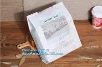 China Recyclable sandwich bread food packaging brown paper bag custom kraft pastry paper bag，kraft paper bread bag with window for sale