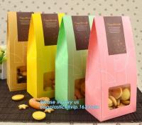 China Wholesale Bread Art Packing Kraft Paper Bag,Food Grade disposable Paper Bag With Logo Print,Kraft Paper Fast Food Bags B for sale