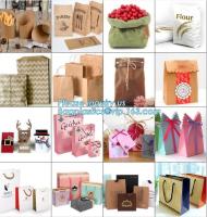 China ECO Friendly Bread Paper Bag/Snack Food Packaging/Brown Kraft Paper Bags,Print Logo Cloth Foods Bread Packaging Brown Kr for sale