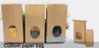 China Brown Kraft Paper Bags Recyclable Gift Jewelry Food Bread Candy Packaging Shopping Party Bags For Boutique, bagease pac for sale