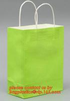 China Luxury Matt Stripe Pattern Paper Gift Bag Carrier Bag Party Bag with Rope Handle,brand paper shopping carrier bag with h for sale
