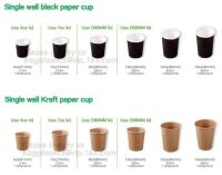 China Economical 8oz Disposable Custom Paper Coffee Cup,Hot selling beverage paper cups,cup sleeve,custom paper coffee cup sle for sale