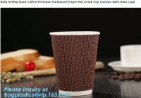 China Customized Logo Printed 8oz Double Wall Paper Cup For Hot Drinks,Disposable_PE Coated Custom Paper Cups_ Paper coffee Cu for sale