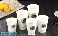 China High quality disposable paper cup lower price coffee cup,ripple double single wall disposable coffee paper cup, BAGEASE for sale