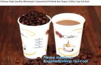 China disposable cup/vending paper cup/custom coffee cups,ripple wall disposable paper cup custom logo printed hot coffee cups for sale