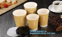 China 12oz PLA paper cup from China supplier,double wall paper cup printed disposable paper cup for coffee, BAGPLASTICS, BAGEA for sale