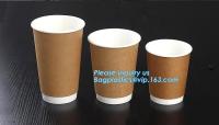 China Custom LOGO printed disposable coffee paper cup,AMAZON hot selling heat insulation disposable double wall paper cup PACK for sale