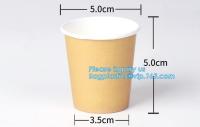 China Custom made take away biodegradable PLA coffee disposable paper cups,Fully stocked biodegradable ripple paper cup PACKAG for sale