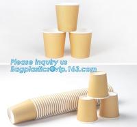 China Custom made take away biodegradable PLA coffee disposable paper cups,Fully stocked biodegradable ripple paper cup PACKAG for sale
