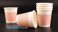 China Custom made take away biodegradable PLA coffee disposable paper cups,Fully stocked biodegradable ripple paper cup PACKAG for sale