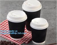 China double wall paper coffee cup_ custom printed disposable coffee paper cup with lids,Disposable Paper Coffee Cup Custom Pa for sale