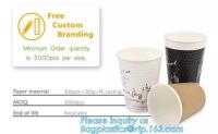 China Diamon paper cup, double insulation, film leakproof, thick material,Thick hot drink paper cup 12oz with handle and Doubl for sale