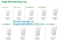 China Biodegradable coffee paper cup with lid custom printed paper cup,3oz 5oz 6oz 8oz ice cream paper cup and paper lid pack for sale