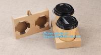 China Manufacturer Disposable Take Away Free Samples 4 Paper Cup Holder Tray Carrier,paper holder,newspaper holder recycling,t for sale
