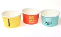 China Yogurt paper cups, disposable paper icecream cup for summer,icecream paper cups for American and European market bagease for sale
