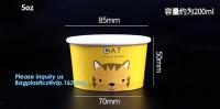China 12oz 360ml 34oz 1000ml ice cream paper cup and paper lid,double pe coating single wall recycled 16oz icecream cup 500ml for sale