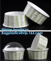 China Food grade standard icecream paper cups for European and American market,custom logo printed disposable icecream scround for sale