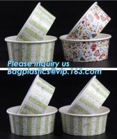 China Food grade standard icecream paper cups for European and American market,custom logo printed disposable icecream scround for sale