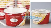 China Food grade standard icecream paper cups for European and American market,custom logo printed disposable icecream scround for sale