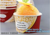China Food grade standard icecream paper cups for European and American market,custom logo printed disposable icecream scround for sale