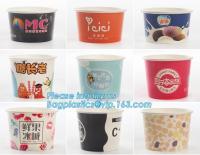 China Food grade standard icecream paper cups for European and American market,custom logo printed disposable icecream scround for sale