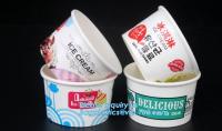 China Customized compostable biodegradable 12 oz dessert icecream ice cream cup with lid for ice cream icecream bagease packa for sale