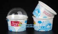China Customized compostable biodegradable 12 oz dessert icecream ice cream cup with lid for ice cream icecream bagease packa for sale