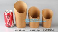 China French fries cone,chips french fries packaging,Size Kraft Cardboard Cone French Fries Printed Paper Cones bagease packag for sale