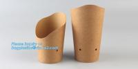 China French fries cone,chips french fries packaging,Size Kraft Cardboard Cone French Fries Printed Paper Cones bagease packag for sale