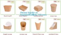 China Custom printed french fries crepe holder food packaging paper cones,Food paper cones french fry crepe cone holder, crepe for sale