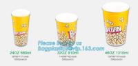 China Quality-assured Professional Made Striped Popcorn Boxes,offset printing or flexo printing popcorn bucket/paper box pack for sale