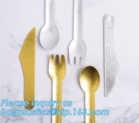 China paper folk, paper knife, paper spoon, paper straw, paper cultery, paper party supplies, paper plate, paper bowl, paper for sale