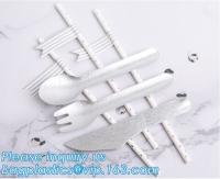 China paper folk, paper knife, paper spoon, paper straw, paper cultery, paper party supplies, paper plate, paper bowl, paper for sale