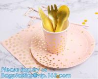 China paper folk, paper knife, paper spoon, paper straw, paper cultery, paper party supplies, paper plate, paper bowl, paper for sale