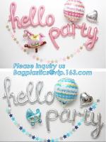 China Wholesale Kids Disposable Paper Unicorn Baby Shower Birthday Party Supplies Set and Various Party Pack Goods, baloon, for sale