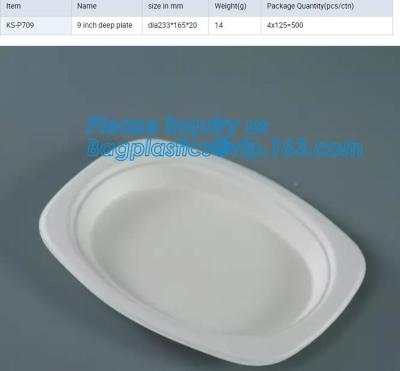 China microwavable disposable biodegradable corn starch salad bowl,Healthy children tableware USDA certification corn starch b for sale