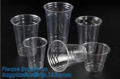 China Elegant Shape Drinking Straw Promotional Cups With Straws Single Wall Plastic Cup,double wall custom plastic cups no min for sale