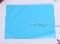 China PVC A3 Document bags, file bags,stationery within mesh PVC clear plastic packaging waterproof zipper document bag/ durab for sale