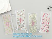 China Custom Printing A4 Size Soft PVC Material Clear Document Bag With Zipper,Travel Document Wallet, PVC Envelop Document Ba for sale