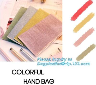 China pencil handbags, makeup bags, School office supplies handle zipper file document bag,creative cartoon transparent froste for sale