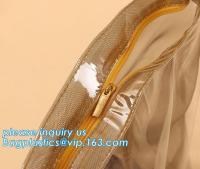 China Custom transparent clear Pvc Cosmetic Pouch,Printed Vinyl Travel Cosmetic Bag Zipper PVC Pouch Bag,k Pouch with Lo for sale
