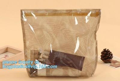 China Custom transparent clear Pvc Cosmetic Pouch,Printed Vinyl Travel Cosmetic Bag Zipper PVC Pouch Bag,k Pouch with Lo for sale