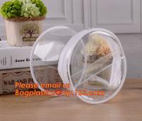 China Hot Sale and High Quality Clear Cylinder Round Tube Packaging Cylinder PVC Packaging Box,Cylinder Packaging box for cosm for sale