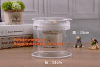 China Hot Sale and High Quality Clear Cylinder Round Tube Packaging Cylinder PVC Packaging Box,Cylinder Packaging box for cosm for sale